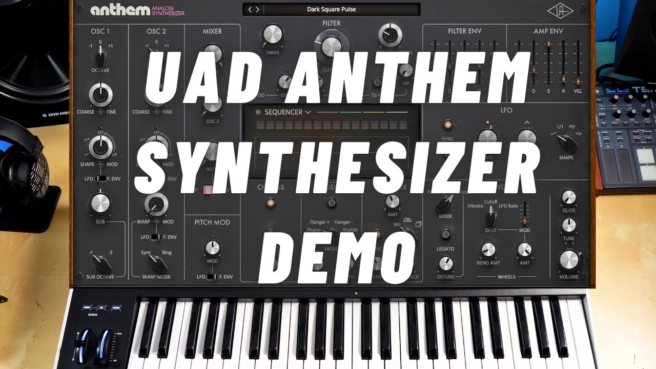 Universal Audio Anthem Synthesizer Demo - YouTube