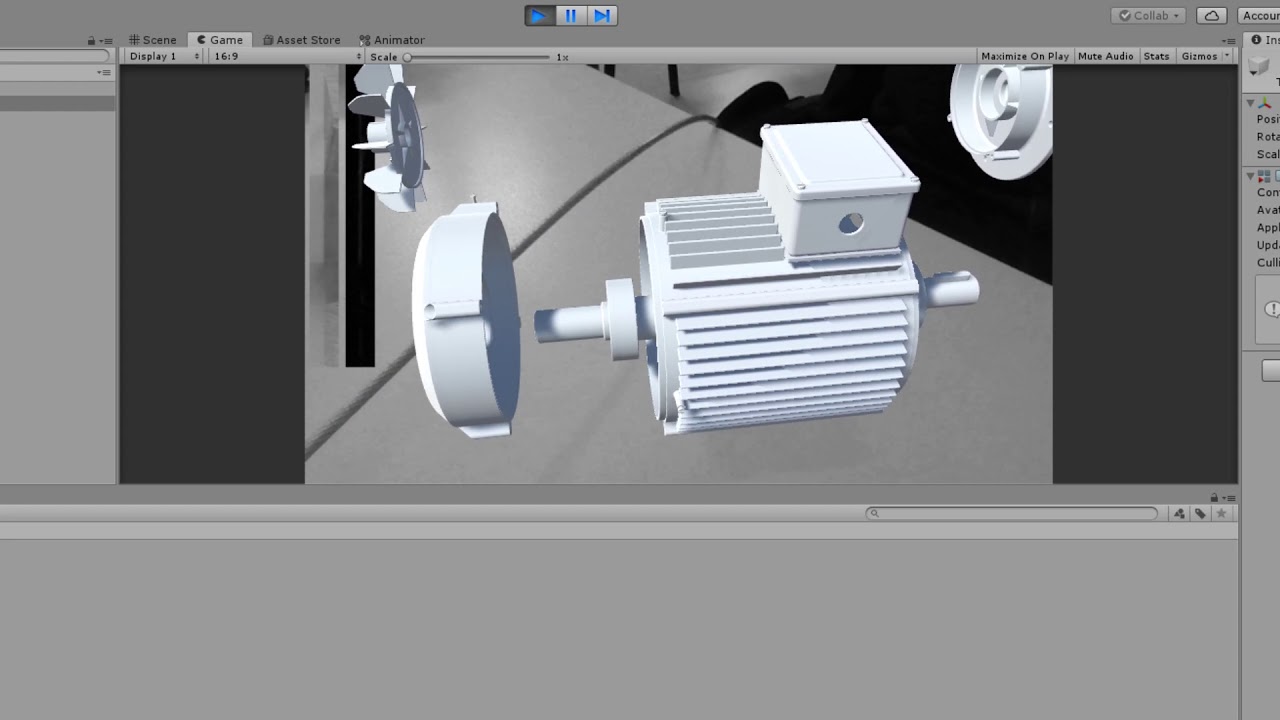Exploded View-induction motor V1 - YouTube