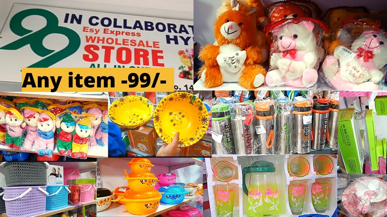 99 Store, Any Item Rs.99/- || 99 Stores Hyderabad || Plastic Items ...