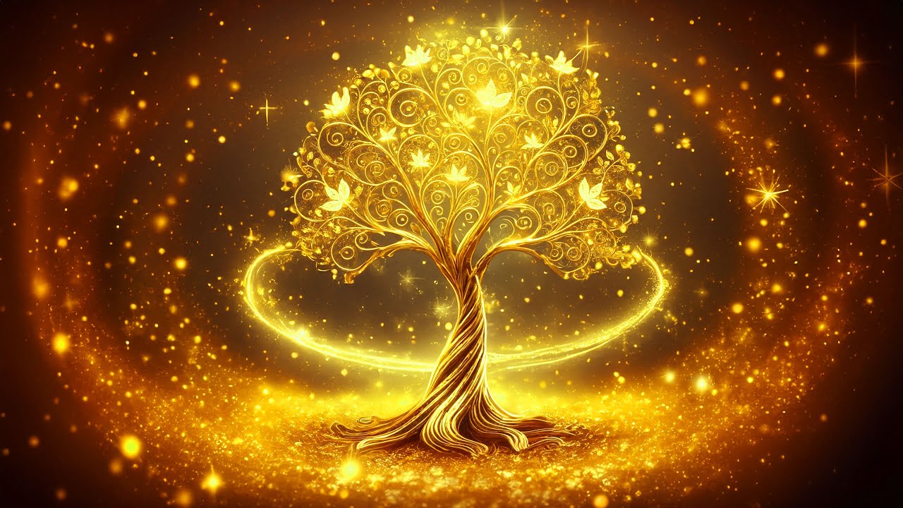 GOLDEN TREE OF ABUNDANCE | Attract Health, Money And Love | Flow With ...