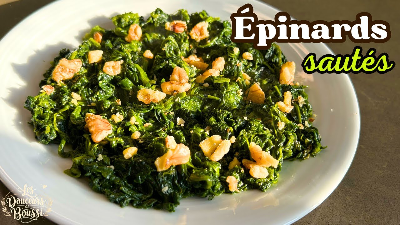 Épinards Sautés Rapides et Délicieux : Une Recette Simple et Saine ...