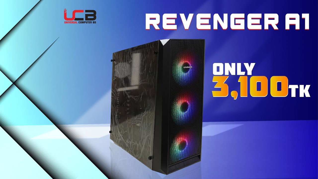 মাত্র ৩,১০০ টাকায় Revenger A1 Mid Tower Gaming Casing - YouTube