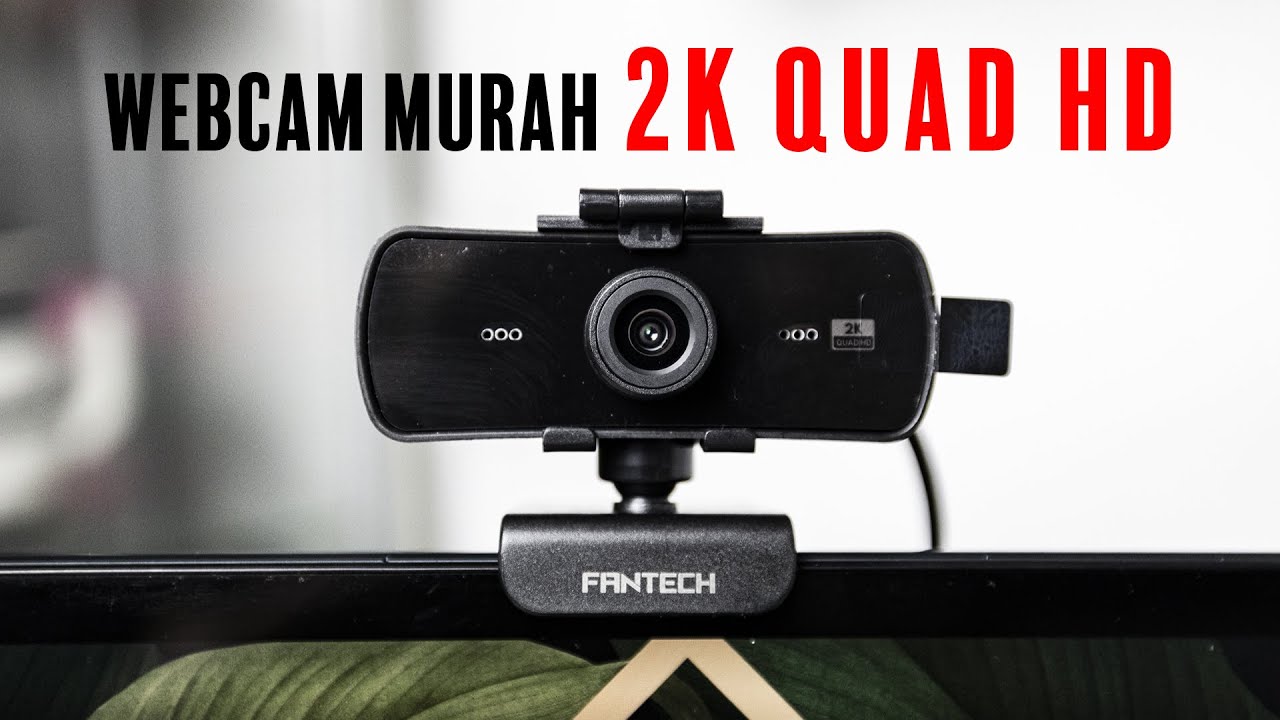 Review WebCam FANTECH LUMINOUS C30 | Cocok Buat Streamer Pemula - YouTube