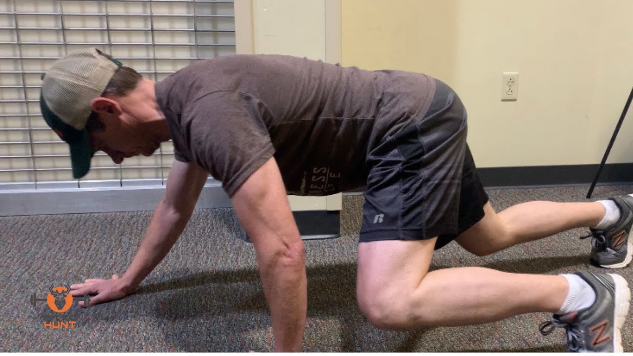 Bear Crawl Push Up - YouTube