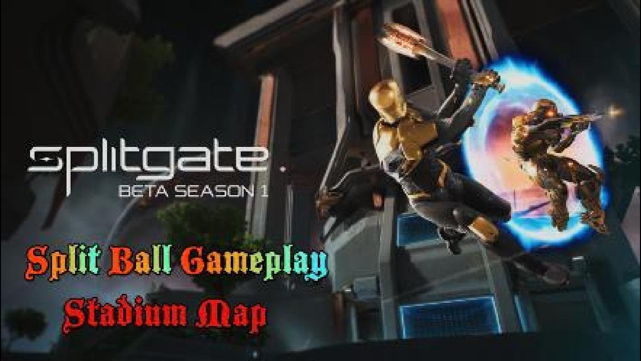 Splitgate - More Split Ball Gameplay - Stadium Map - PS5 4K HDR - YouTube