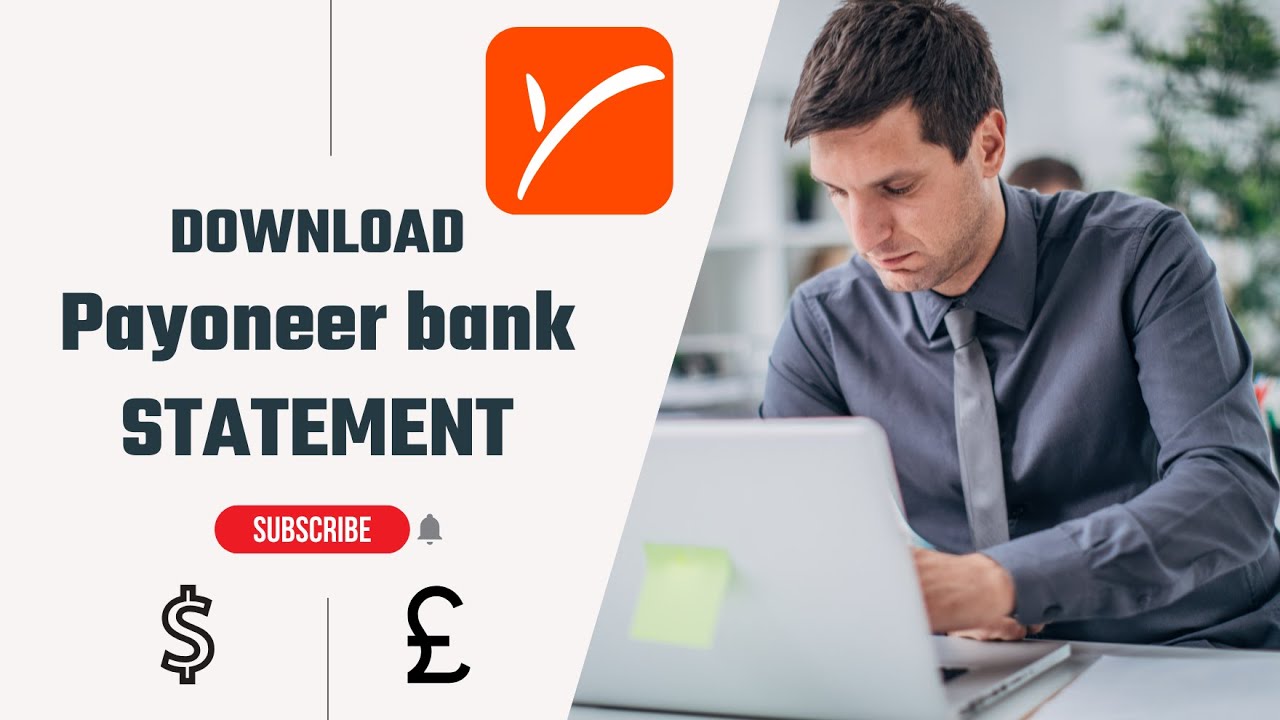 How to download payoneer monthly bank statement | Payoneer Bank Account ...
