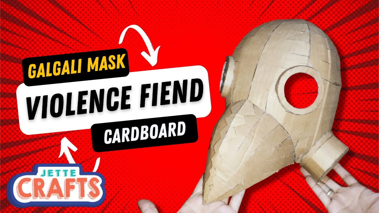 (Violence Fiend) Galgali Mask - DIY using cardboard | how to make ...
