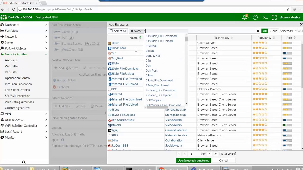09- Fortigate Application Control Configuration by Eng Ahmed Rafat ...