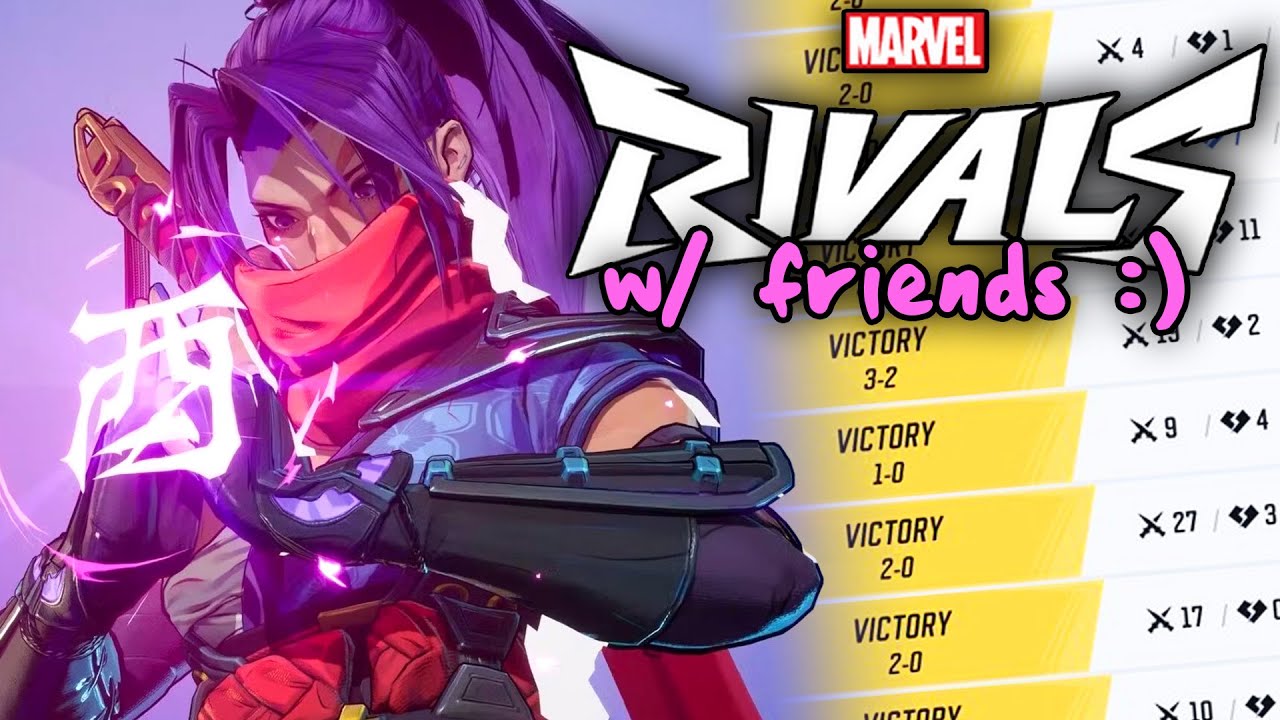 MARVEL RIVALS GRIND | playing w friends :) - YouTube