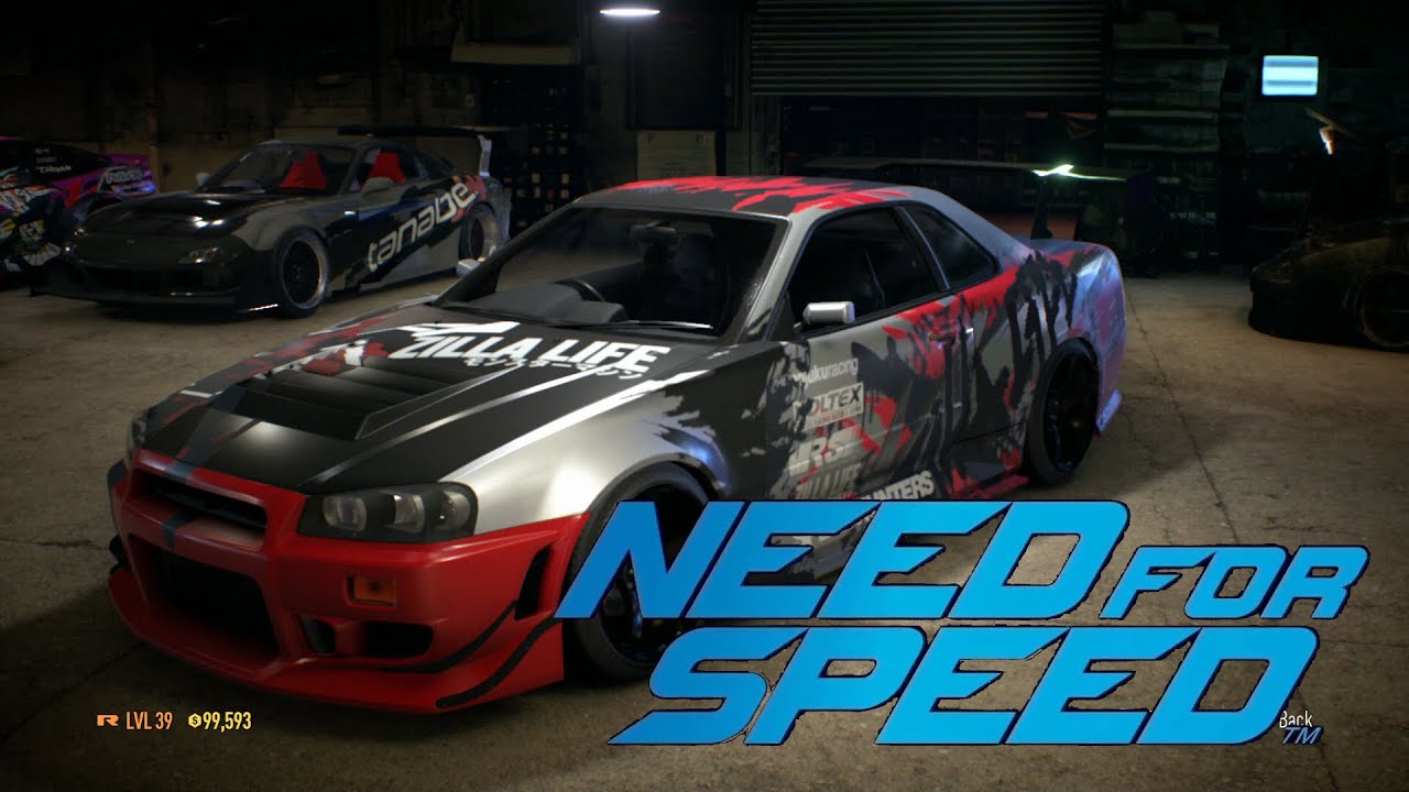Need For Speed 2015 Nissan GT R R34 Custom Build all customization ...