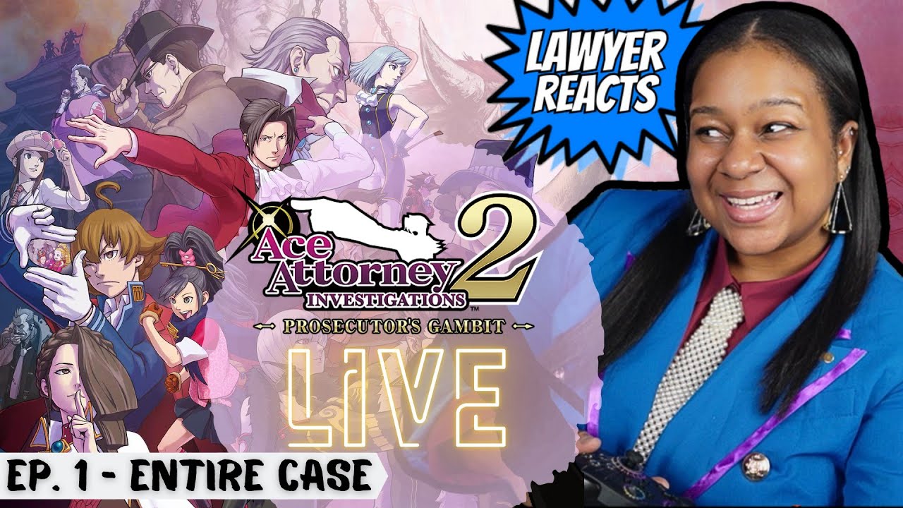 LIVE Turnabout Trigger ENTIRE CASE PLAYTHROUGH - Ace Attorney ...