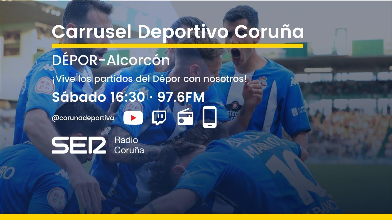 Deportivo Alcorcón En Directo En Carrusel Deportivo Coruña Youtube