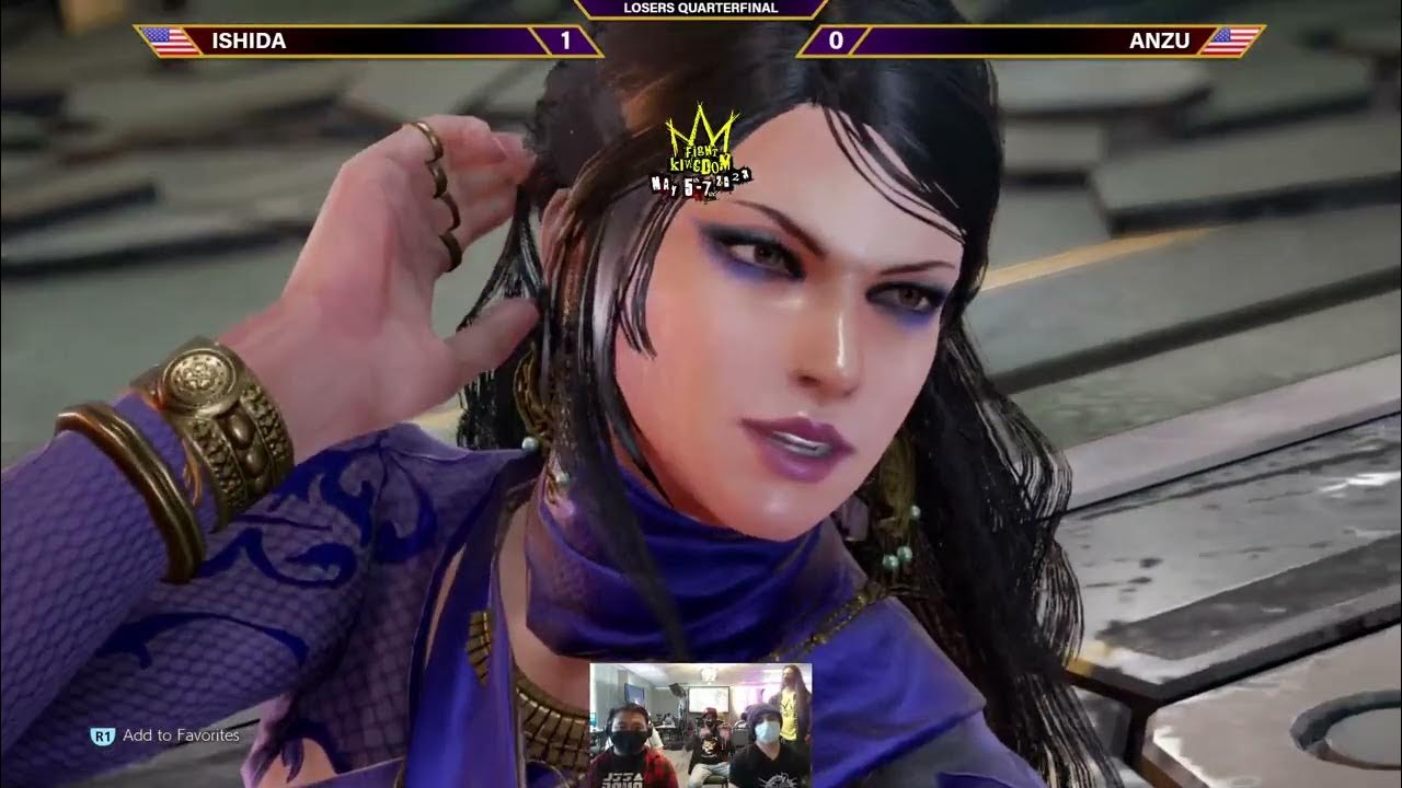 Fight Kingdom - Ishida (Hwoarang) vs Anzu (Zafina) - YouTube