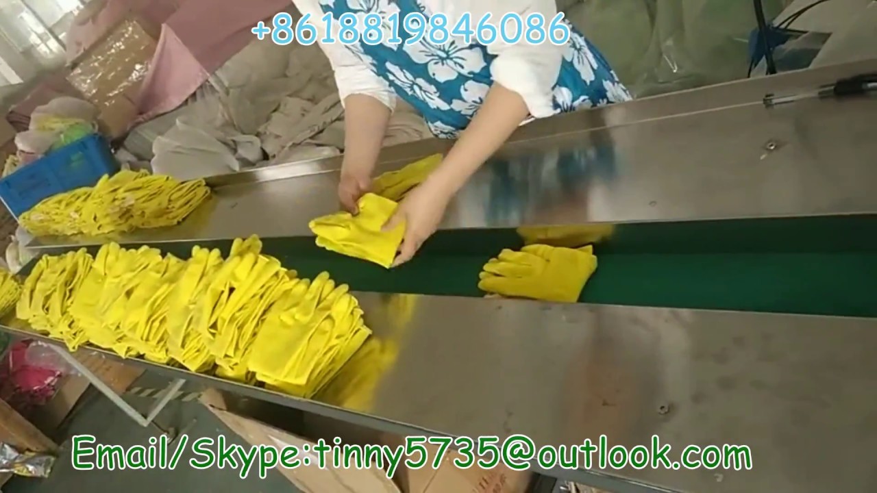 Gloves flow wrapper machine,Rubber Gloves packaging machine,Gloves ...