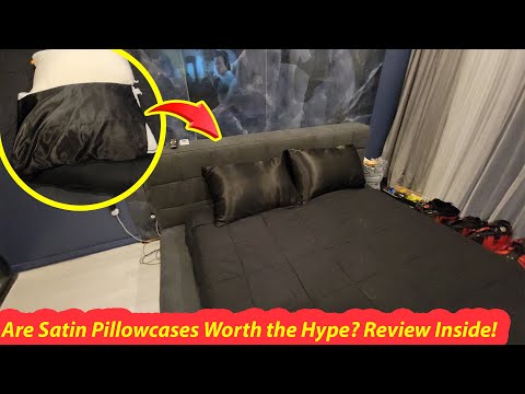 Silky Satin Pillowcase Review -  Luxurious Pillow Bedding Essential by Bedsure