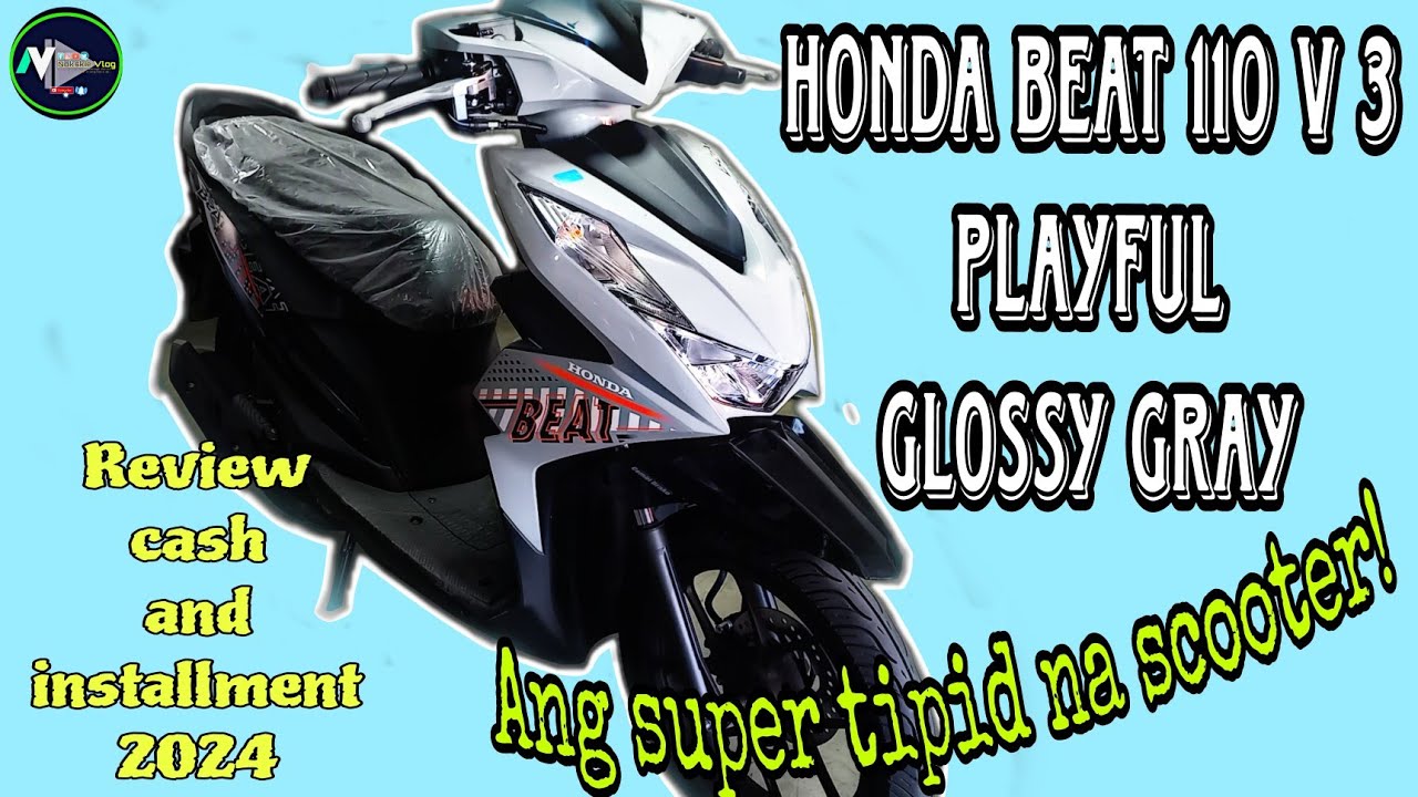 Honda Beat 110 v.3 2024 Playful variant! Ang super tipid na Scooter ...
