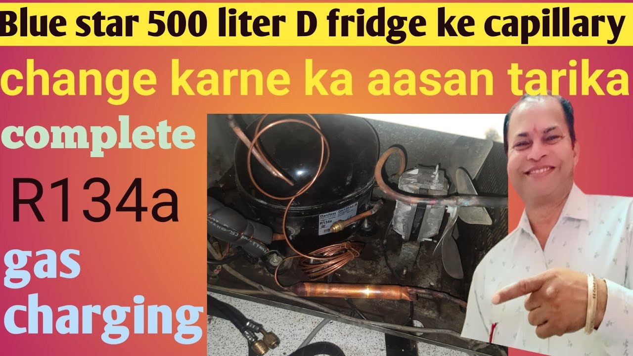 Deep freezer capillary replace | deep fridge ki capillary kaise badle ...