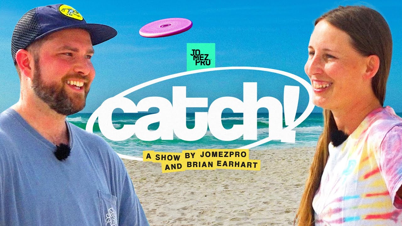 Throwing a 45-YEAR-OLD DISC on the beach with Paige Pierce! | Catch with Brian Earhart - YouTube