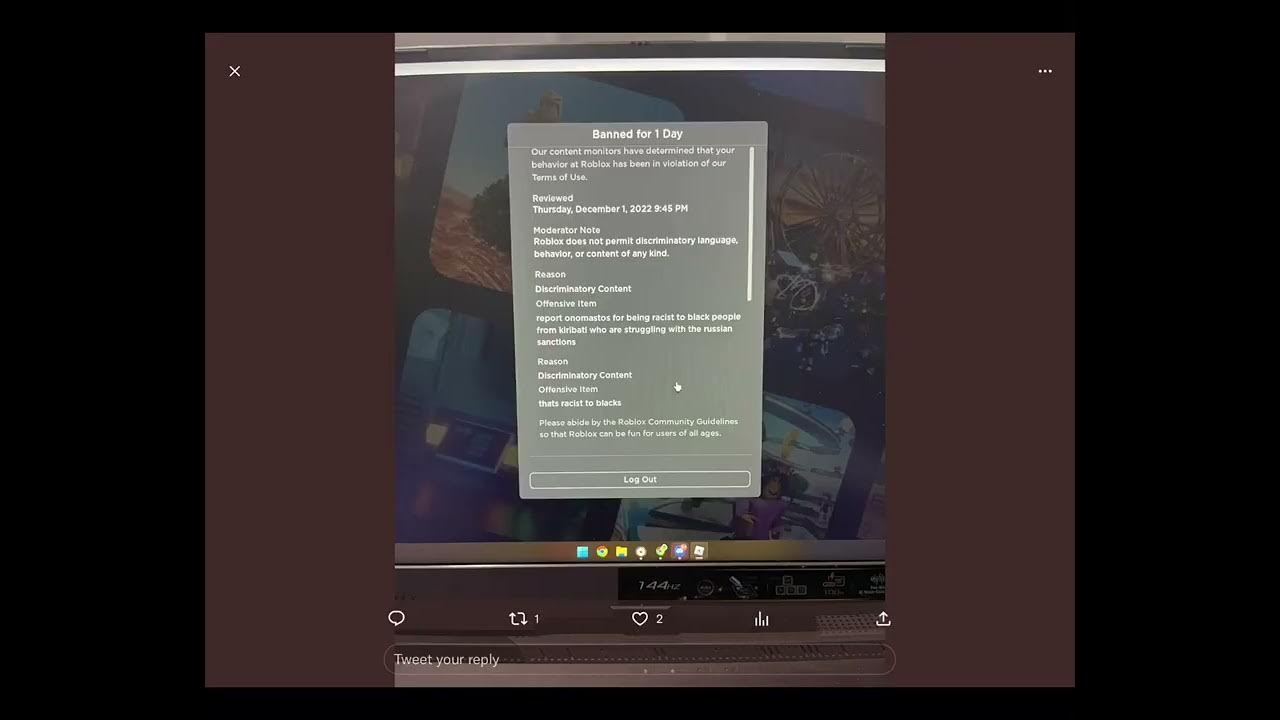 One minute and two seconds of dumb roblox bans - YouTube
