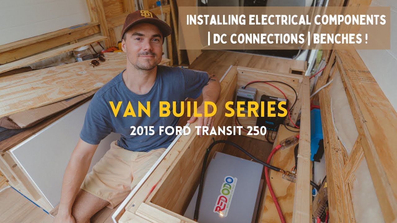 300 Amp Hour Battery, Renogy Flexible Solar Panels | Benches |Van Build ...