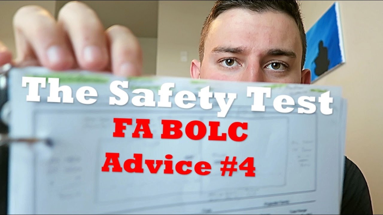 Safety Test: FA BOLC Advice #4 - YouTube