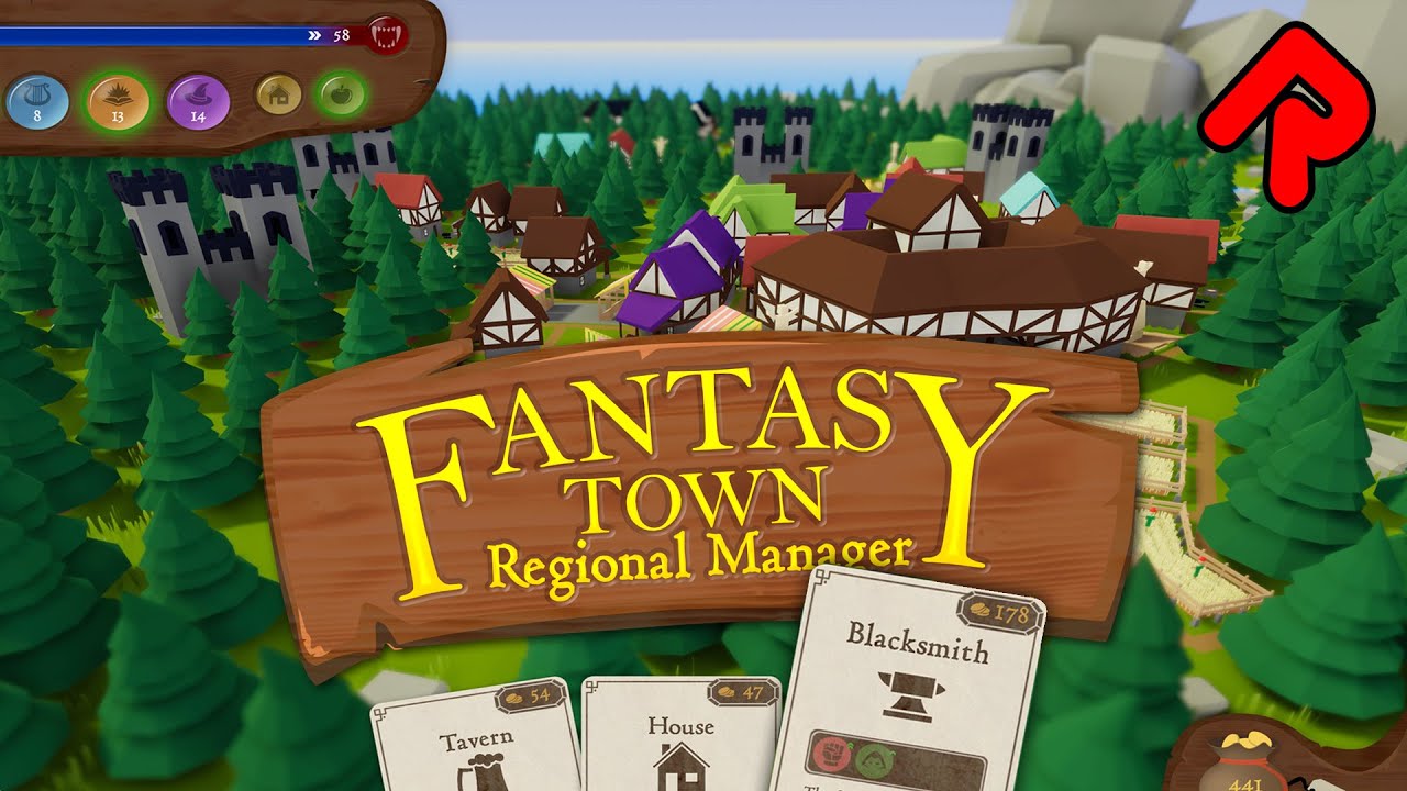 Build & Defend a City Using Cards! | Fantasy Town Regional Manager ...