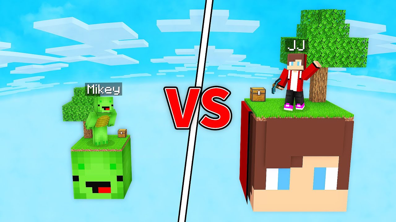 Mikey TINY Island vs JJ GIANT Island Survival Battle in Minecraft (Maizen) - YouTube