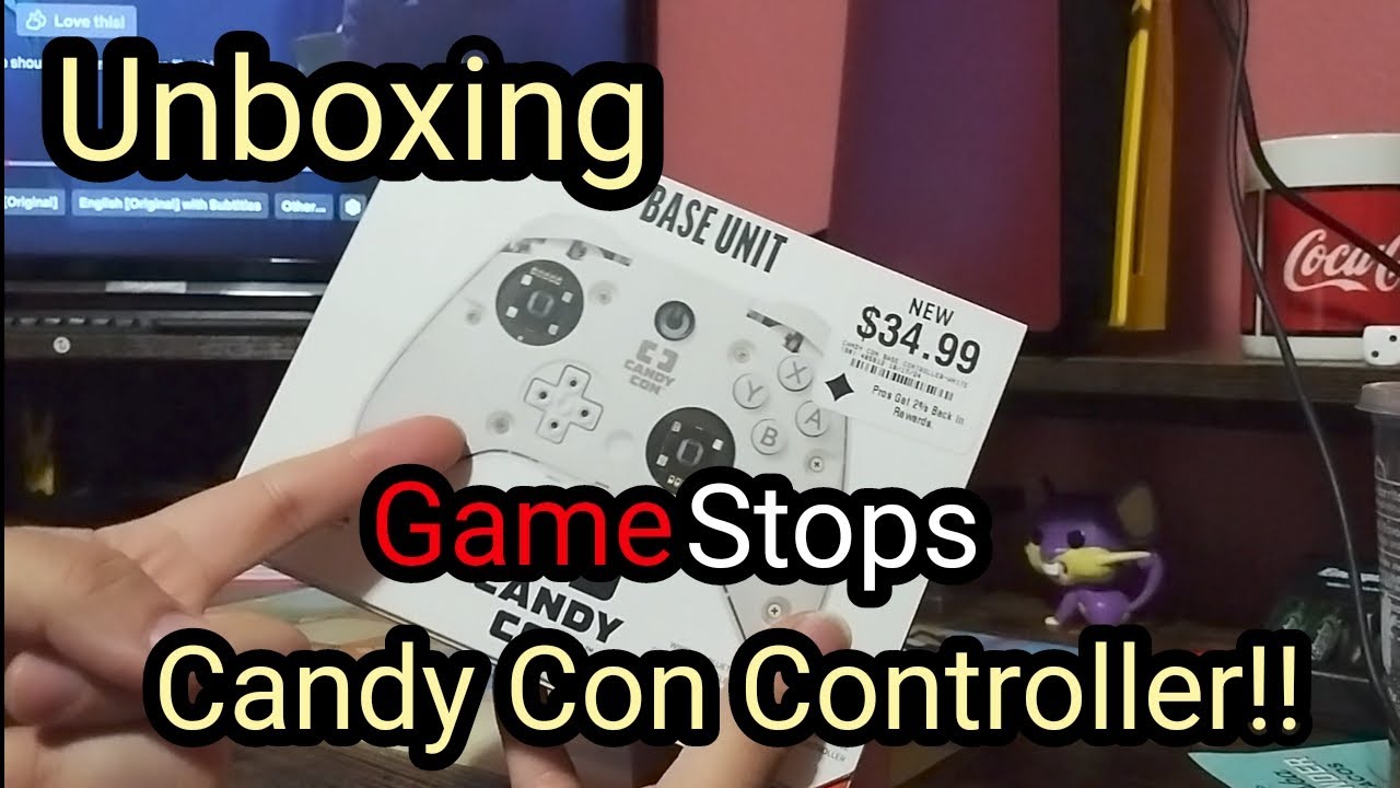 Gamestops Candy Con Controller Unboxing!! - YouTube