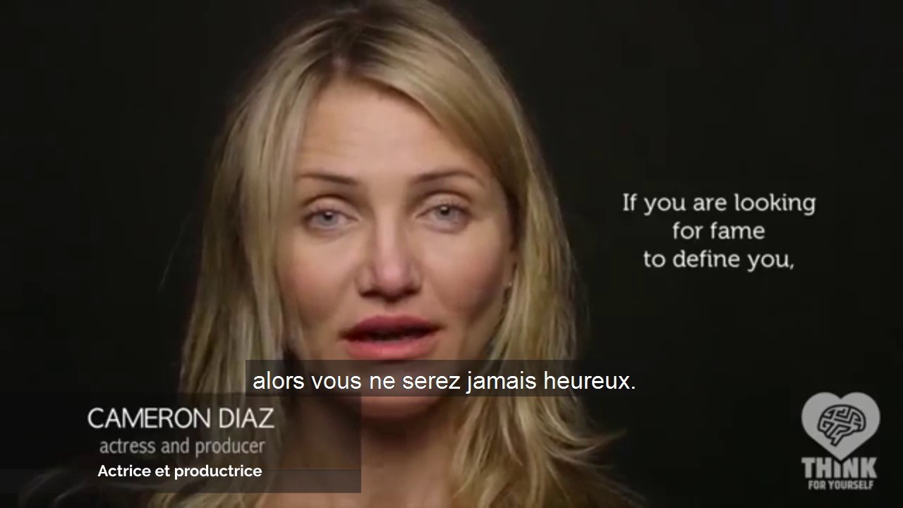 Celebrities Speak Out On Fame & Materialism - Sous-titres en français ...
