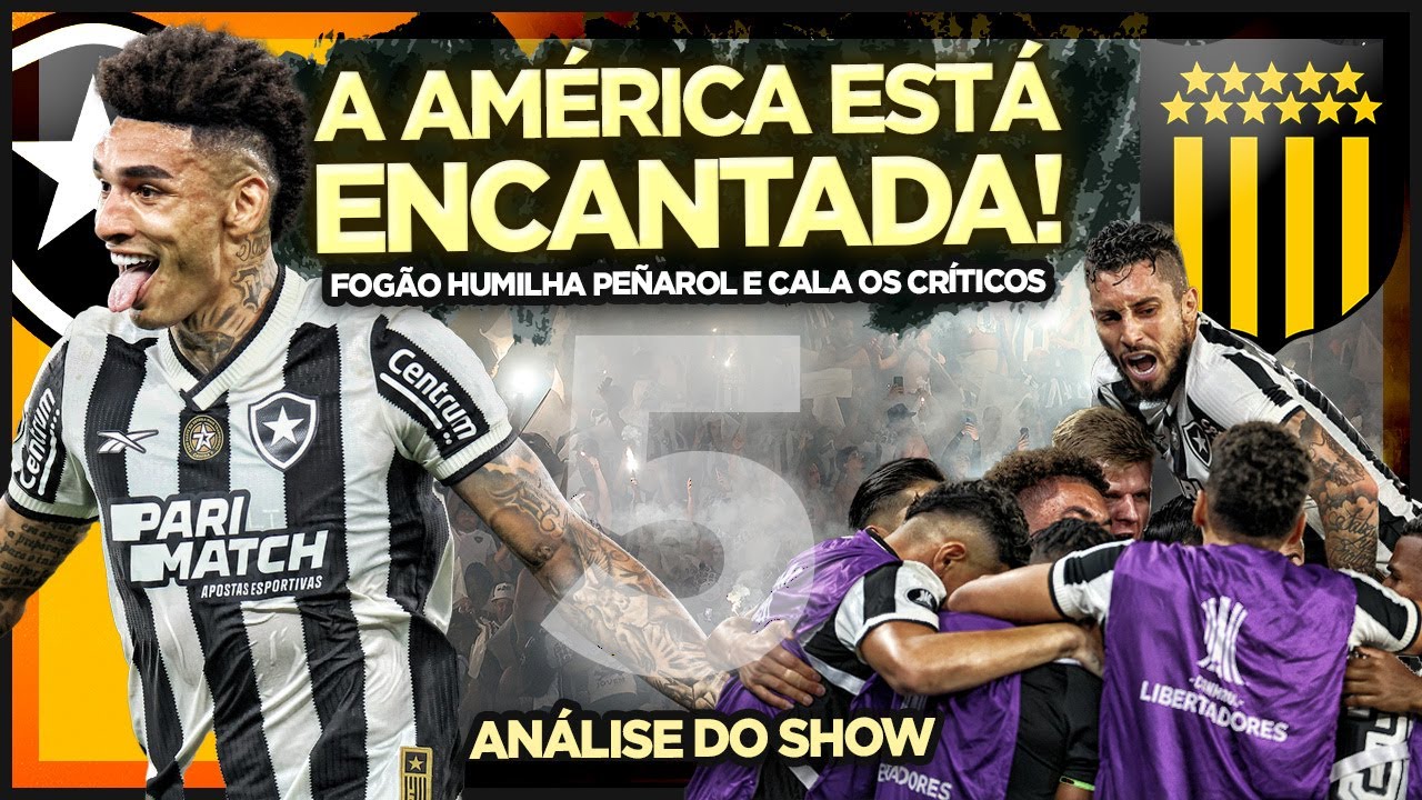 🏆BOTAFOGO MOSTRA QUE É O MELHOR FUTEBOL DA AMÉRICA E CALA A BOCA DAS ...