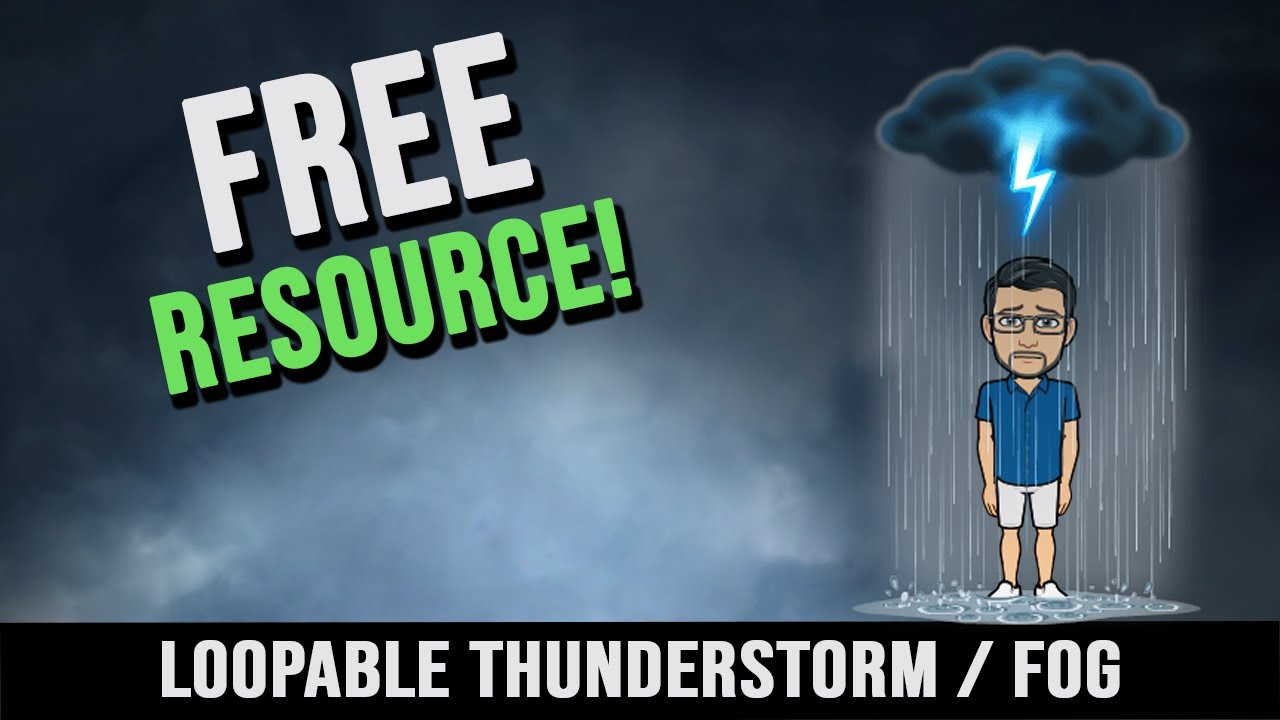 FREE 4K Projection Mapping VFX - Thunderstorm, Lightning, Clouds, Fog ...