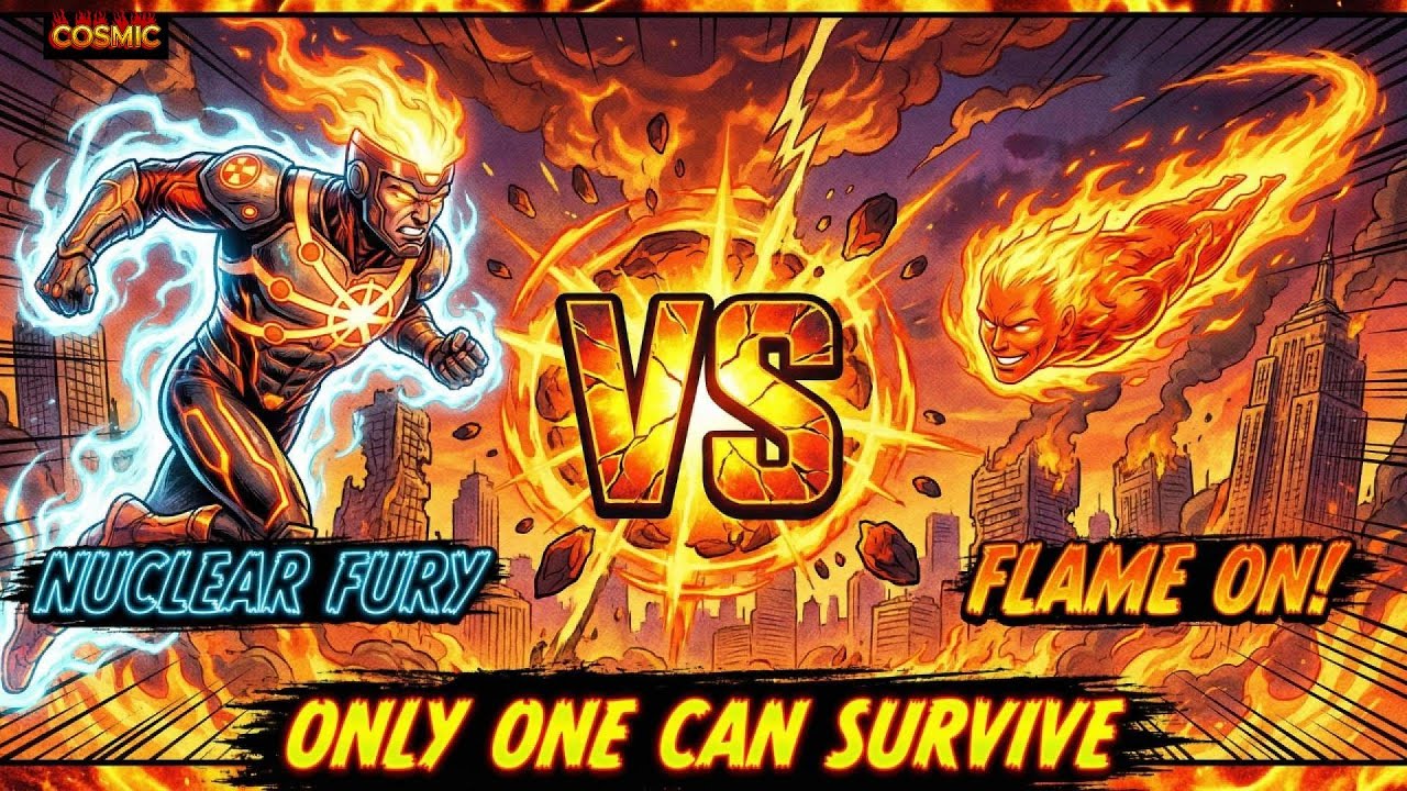 Firestorm vs. Human Torch(MARVEL VS DC ) – The Ultimate Fiery Showdown ...