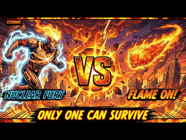 Human Torch Vs Firestorm Human Torch VS Firestorm #marvelcomics