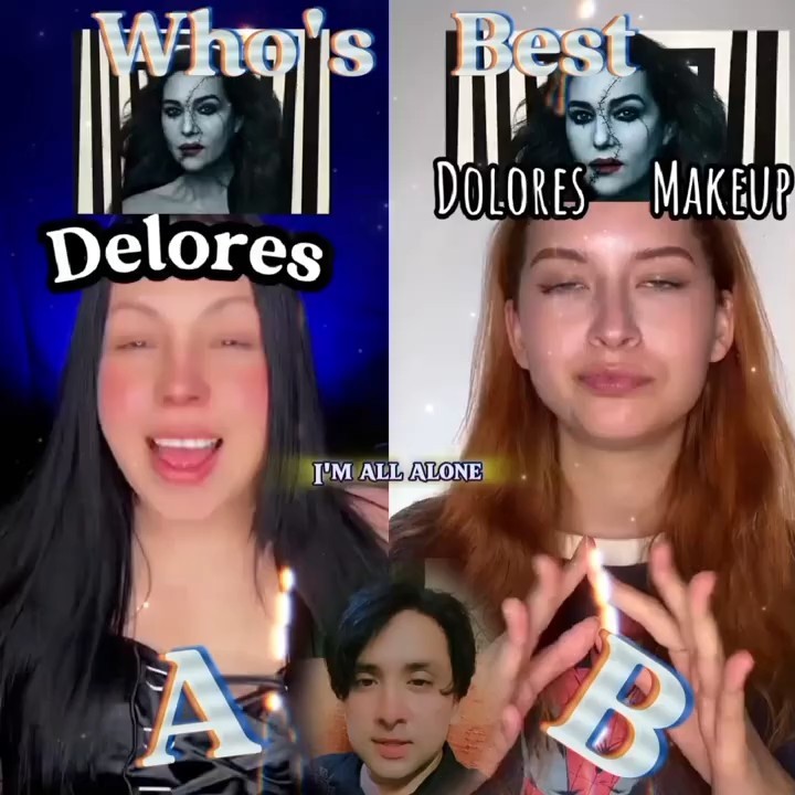"Delores Beetlejuice Makeup Challenge: Who Does It Best?" #delore # ...