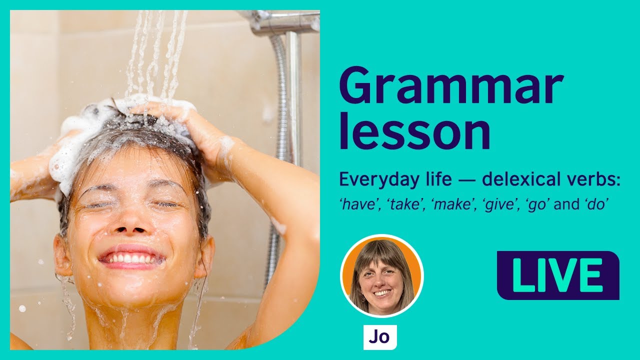 Grammar Lesson: Delexical verbs - YouTube