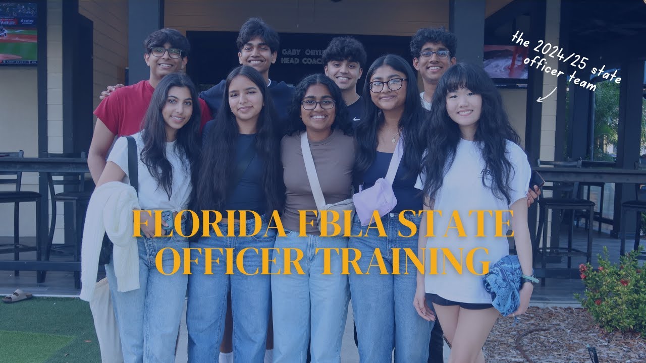 State Officer Training | Florida FBLA - YouTube