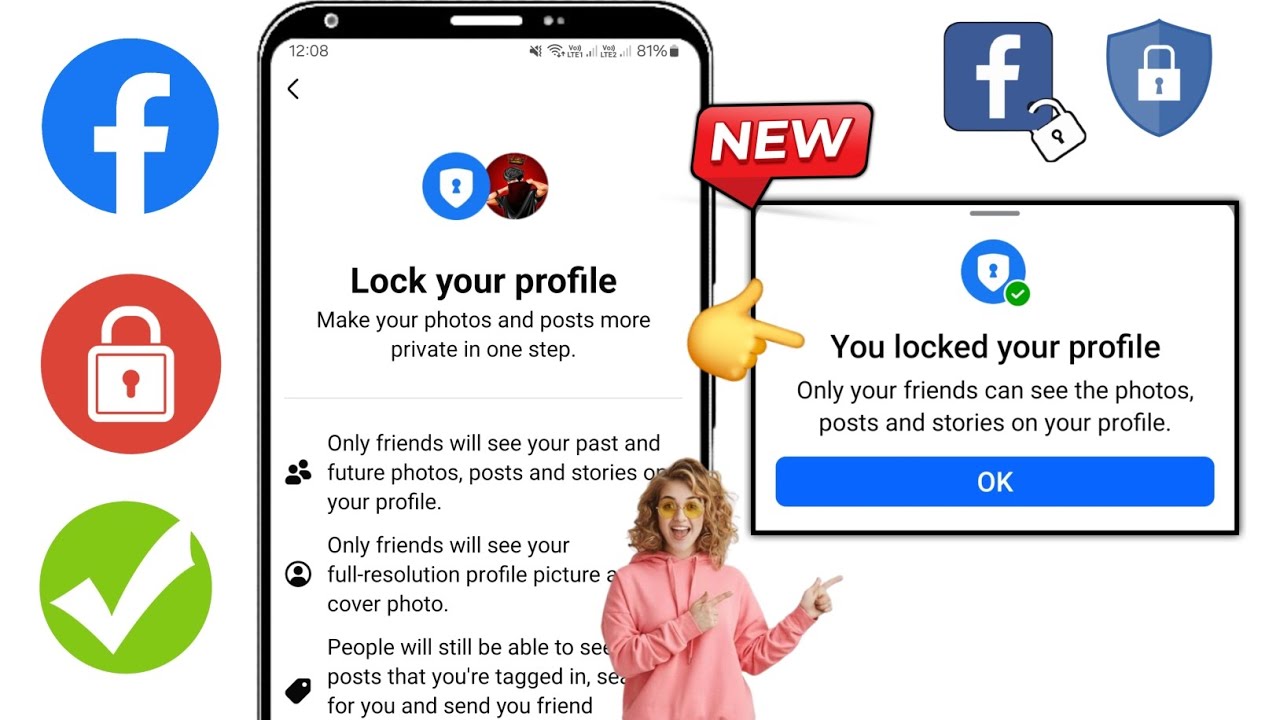 How to Lock Facebook Profile Officially (2025) || Lock Your Facebook ...