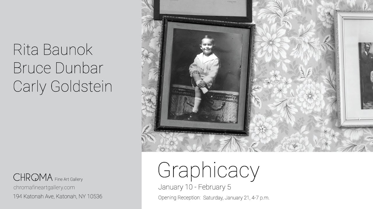 Graphicacy show at Chroma Fine Art Gallery - YouTube