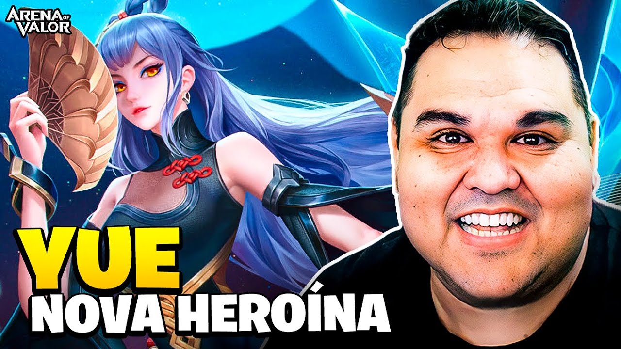 NOVA HEROÍNA YUE + DUBLAGEM EM PT-BR | Arena of Valor - YouTube