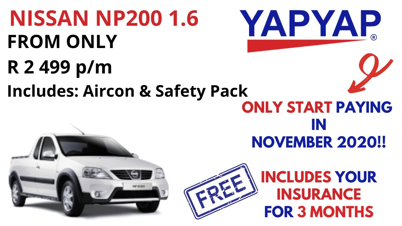 2020 NISSAN NP200 1.6 With Aircon & Safety Pack From R2 499 Per Month ...
