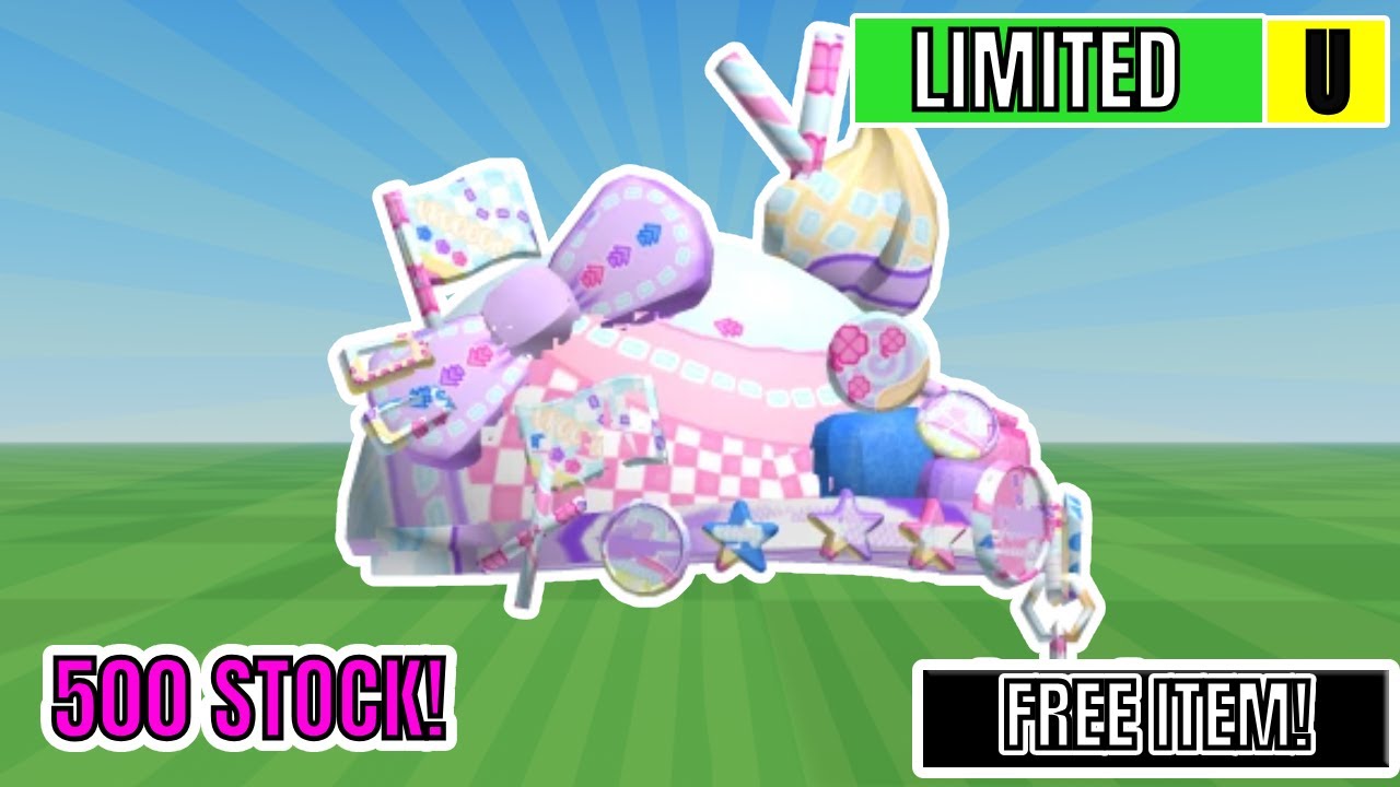 Kawaii Candy Racer Hat Free UGC Limited (500 Stock) - YouTube