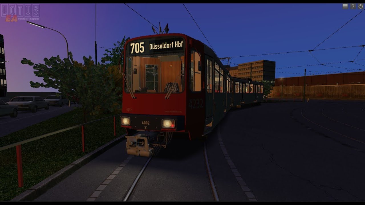 LOTUS-Simulator | Dusseldorf 1981 | Düwag B80 Stahl - YouTube