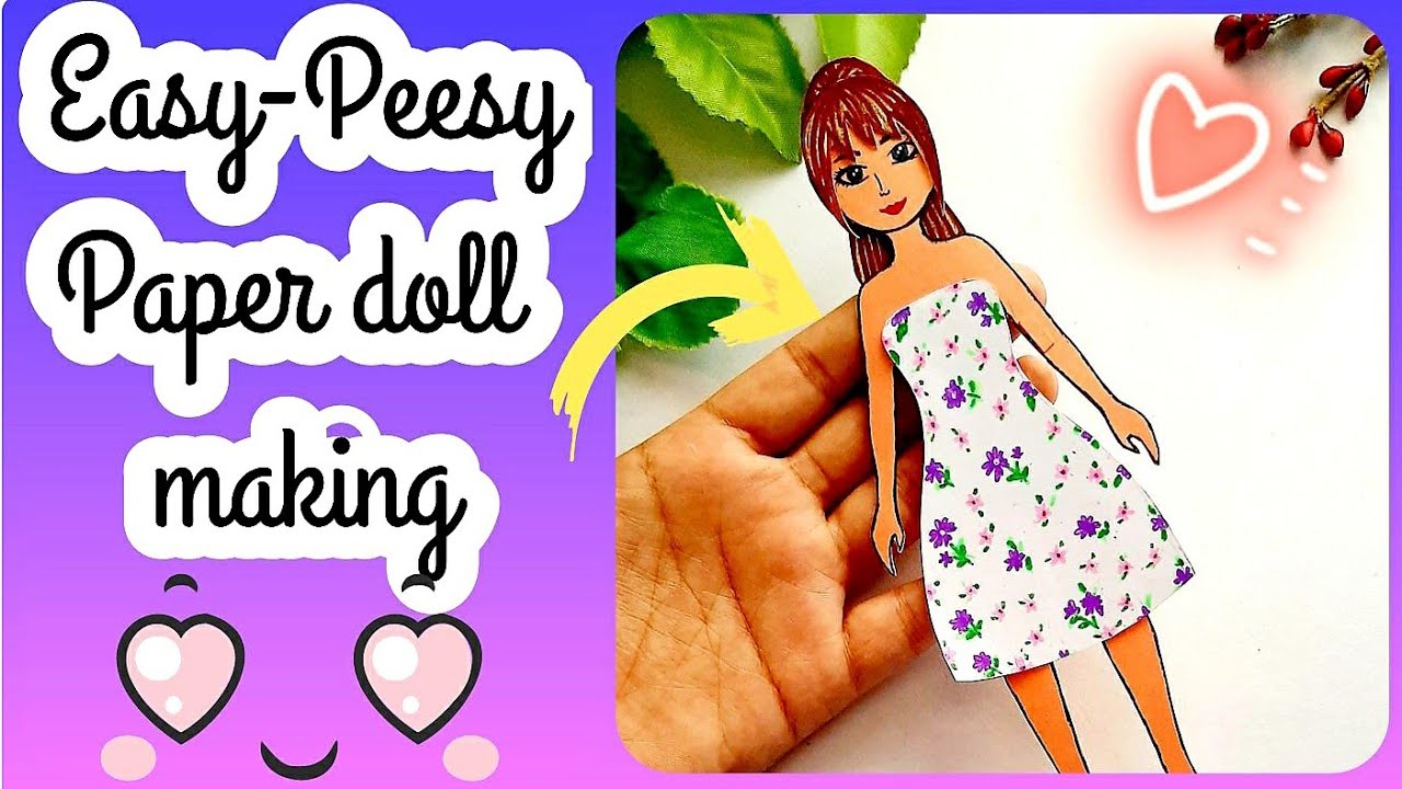 🤩How to make Easy Paper doll inspired by @katemade.paperdolls ...