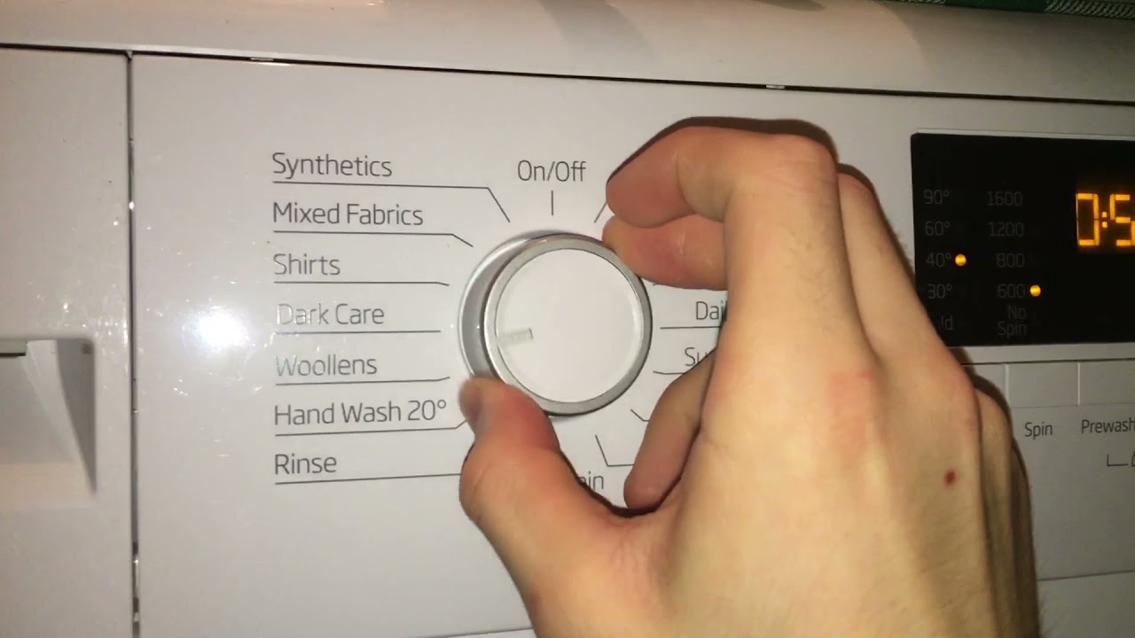 Beko WM74165W Washing Machine - Overview + All Programs & Options ...