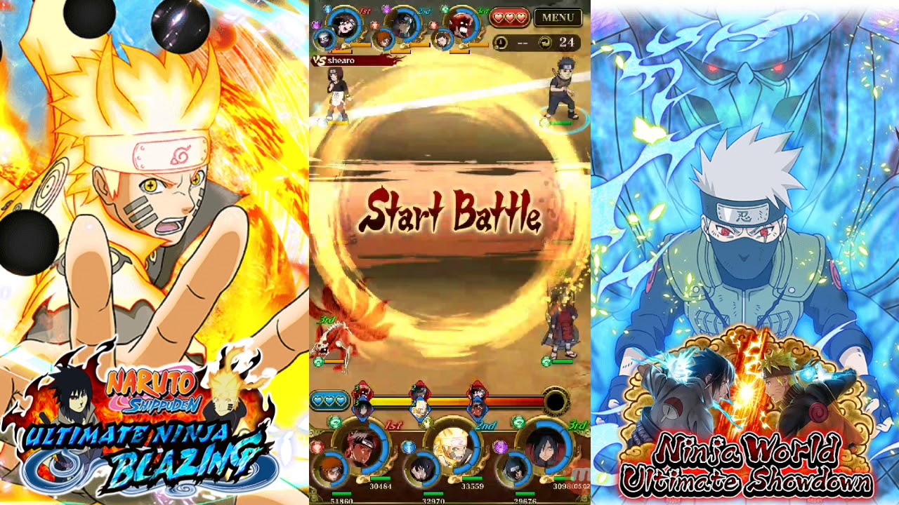 Naruto Blazing : Trying Out Ultimate Ninja World Showdown - YouTube