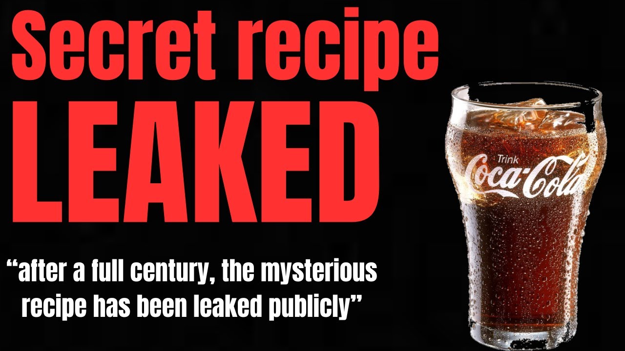 Coca Cola's secret recipe just got leaked, so I recreated it at home ...