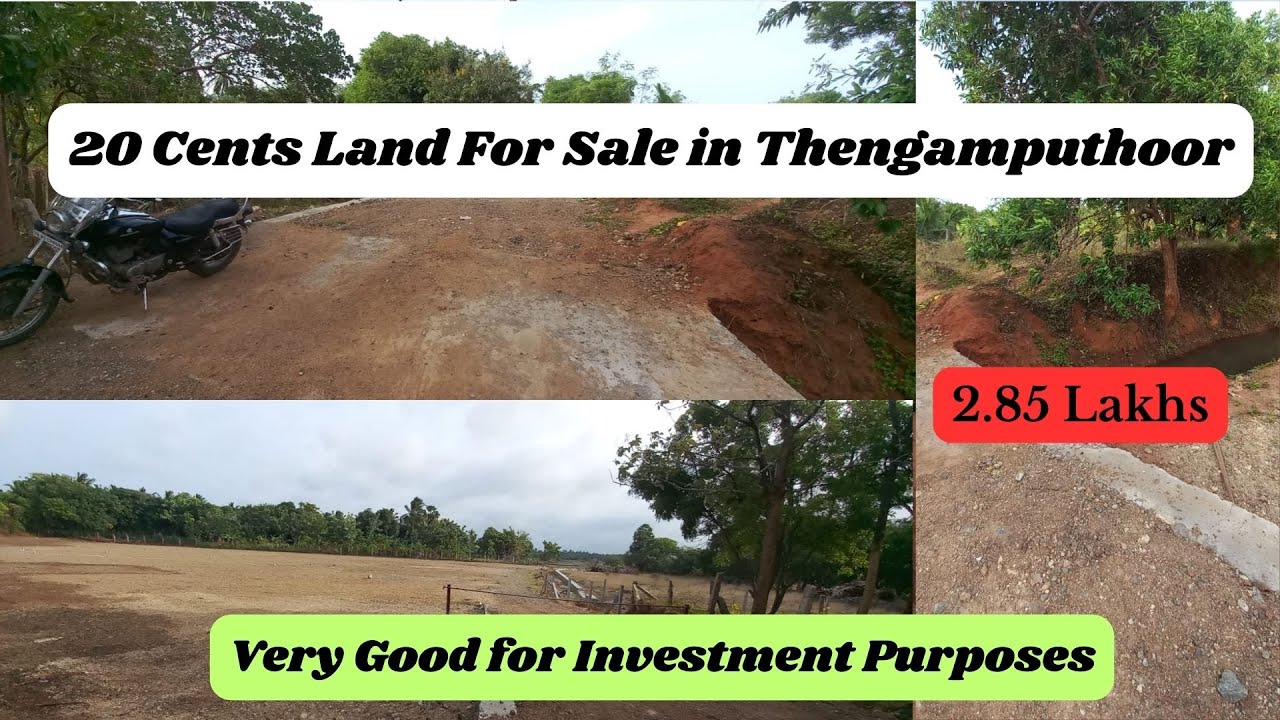 20 Cents #Land for Sale in #Thengamputhoor #lotusrealestate #nagercoil ...