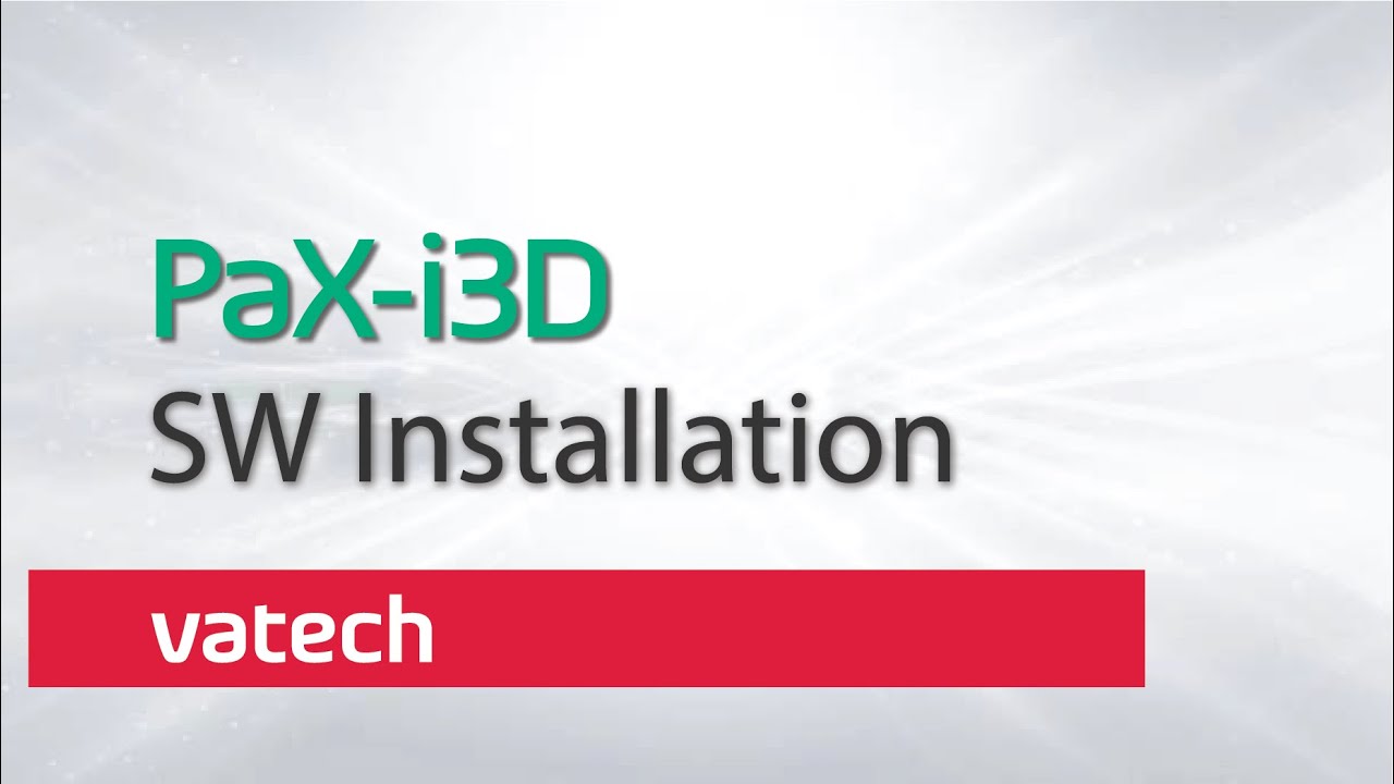 [PaX-i3D] Software Installation - YouTube