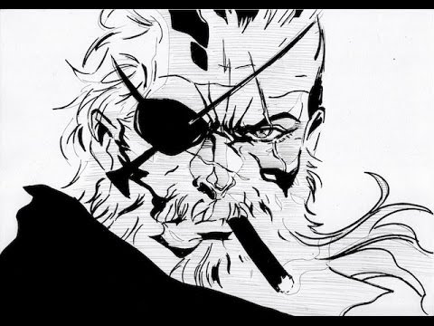 No.900 HOW TO DRAW PUNISHED SNAKE BIG BOSS ビッグ・ボス - YouTube