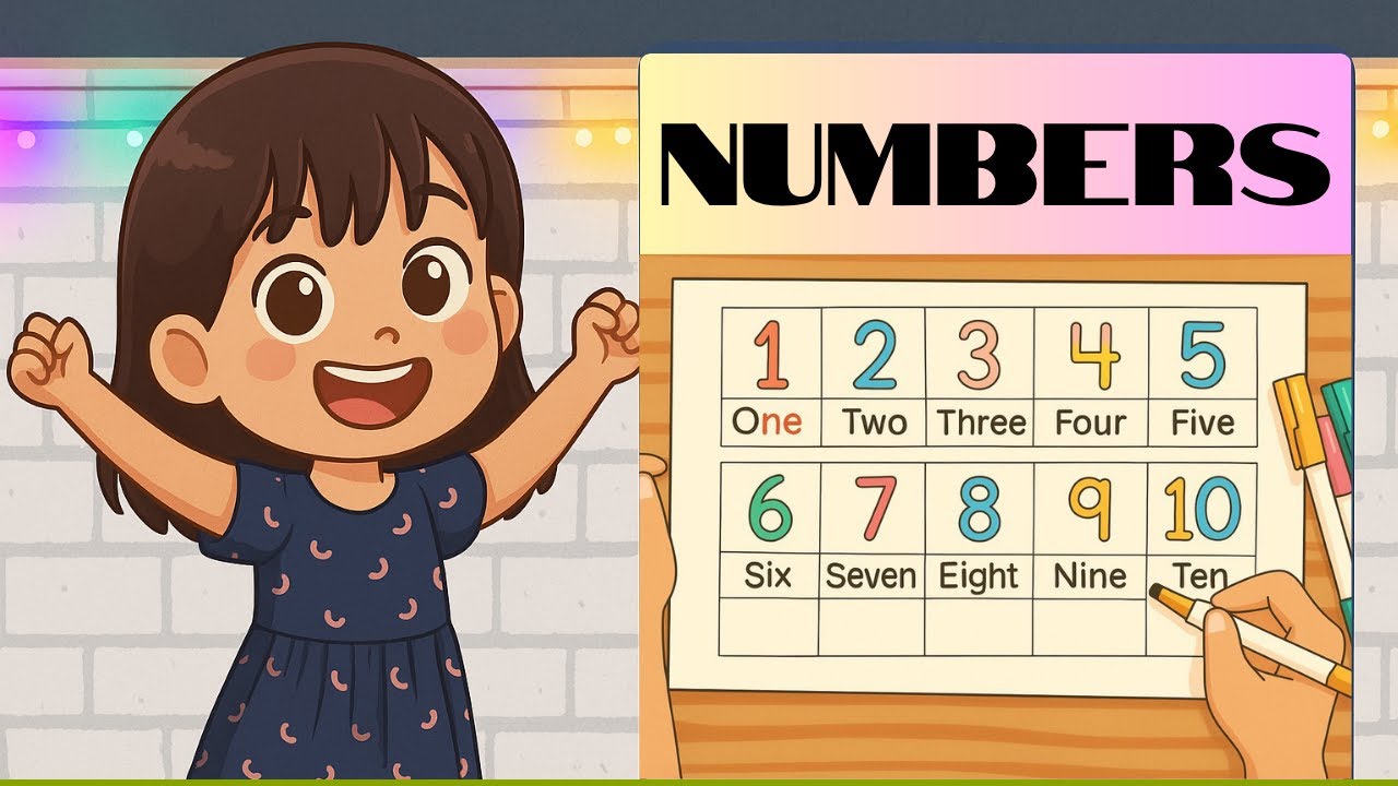 Learn Numbers 1-10 | 1 To 10 Numbers | Learn Numbers for Toddlers ...